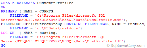 FileStream in SQL Server 2008